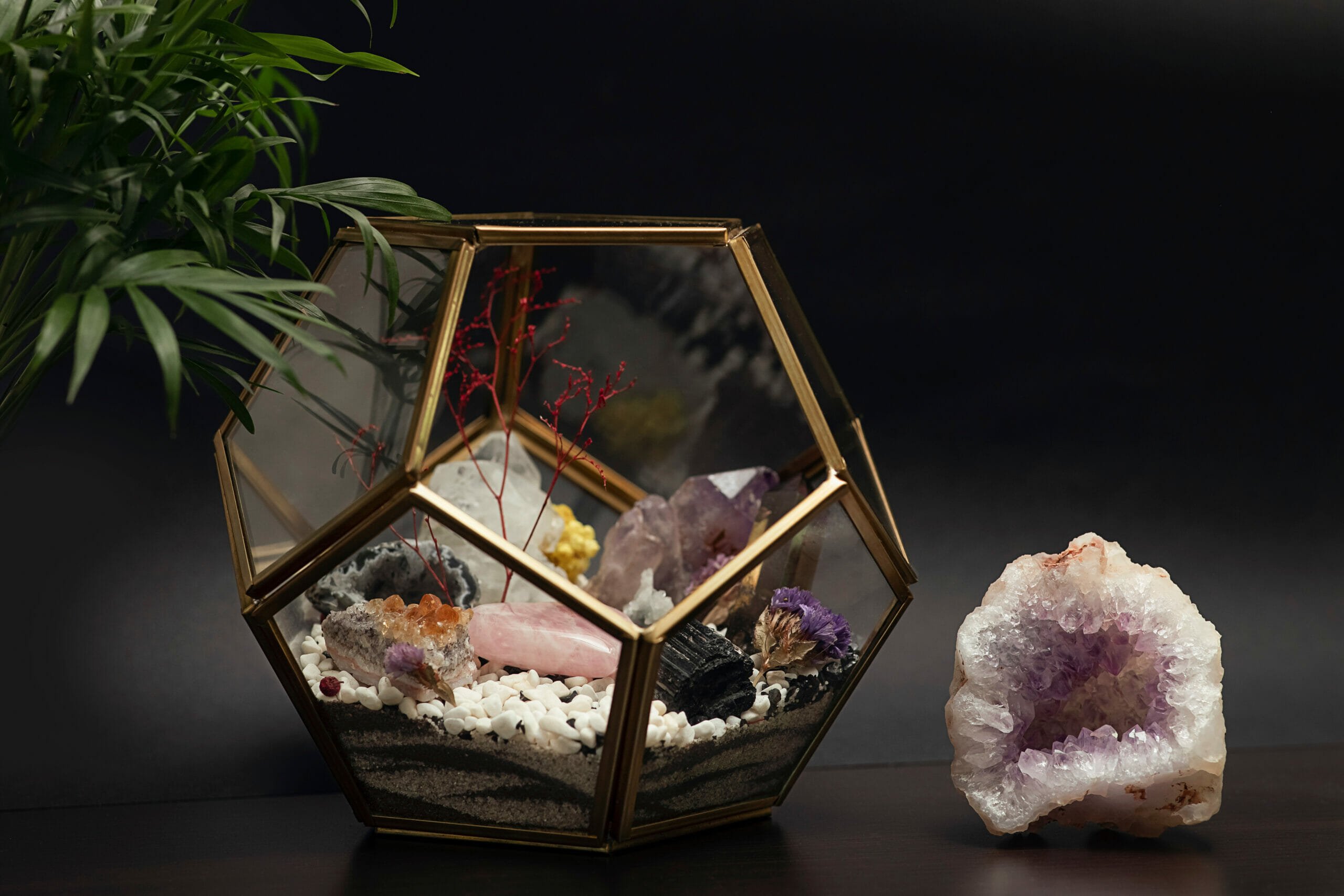 How To Make A Crystal Mini Garden - Surrender To Happiness